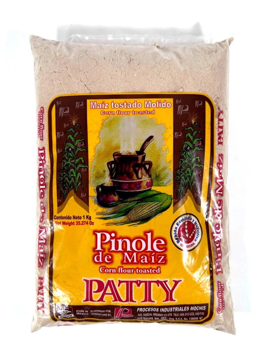 Pinole de Maiz Patty / Patty Toasted Corn Beverage mix 1kg / 35.274Oz – BuyPromex