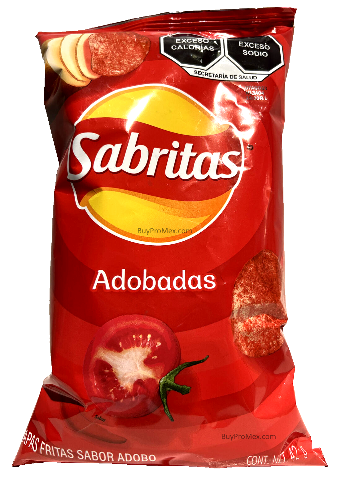 6-Pk Sabritas Adobe flavored Potato Chips / Sabritas Adobadas 42gr/1.4 ...