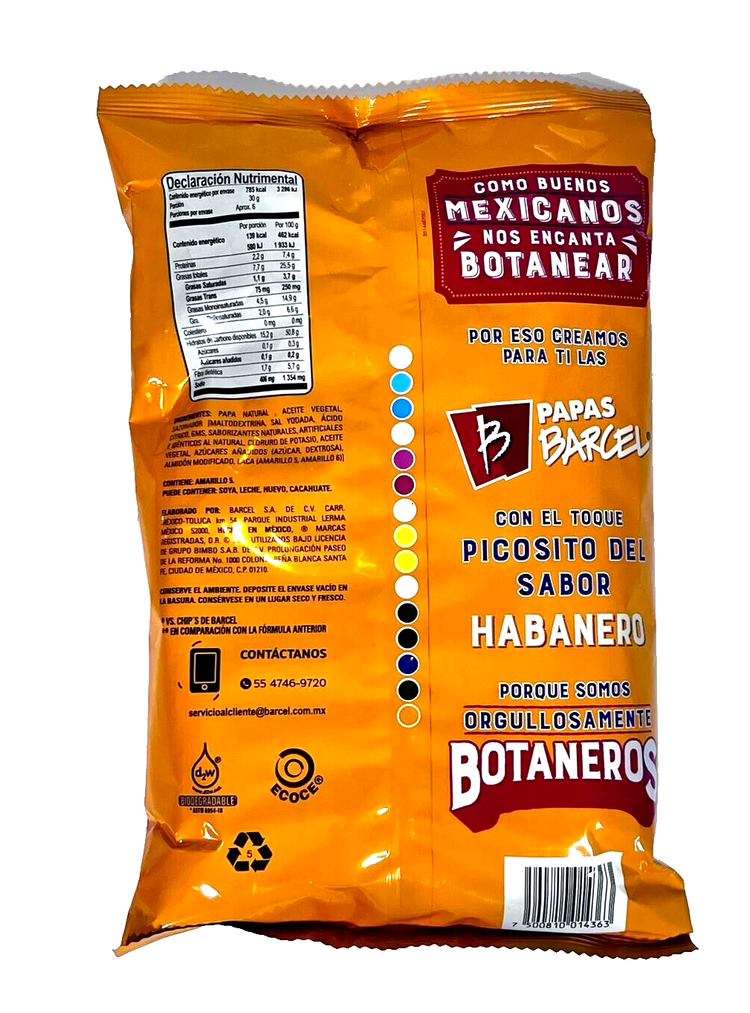 4-Pk Papas Barcel Toreadas Habanero 170g/5.99oz – BuyPromex