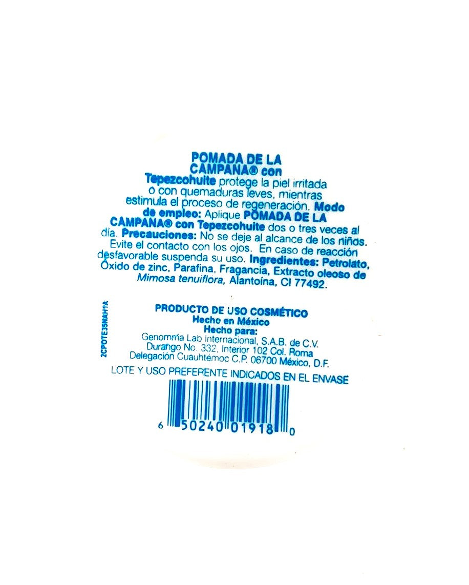 2-Pk Dr Bell's Skin Ointment / Pomada De La Campana con Tepezcohuite 3 ...