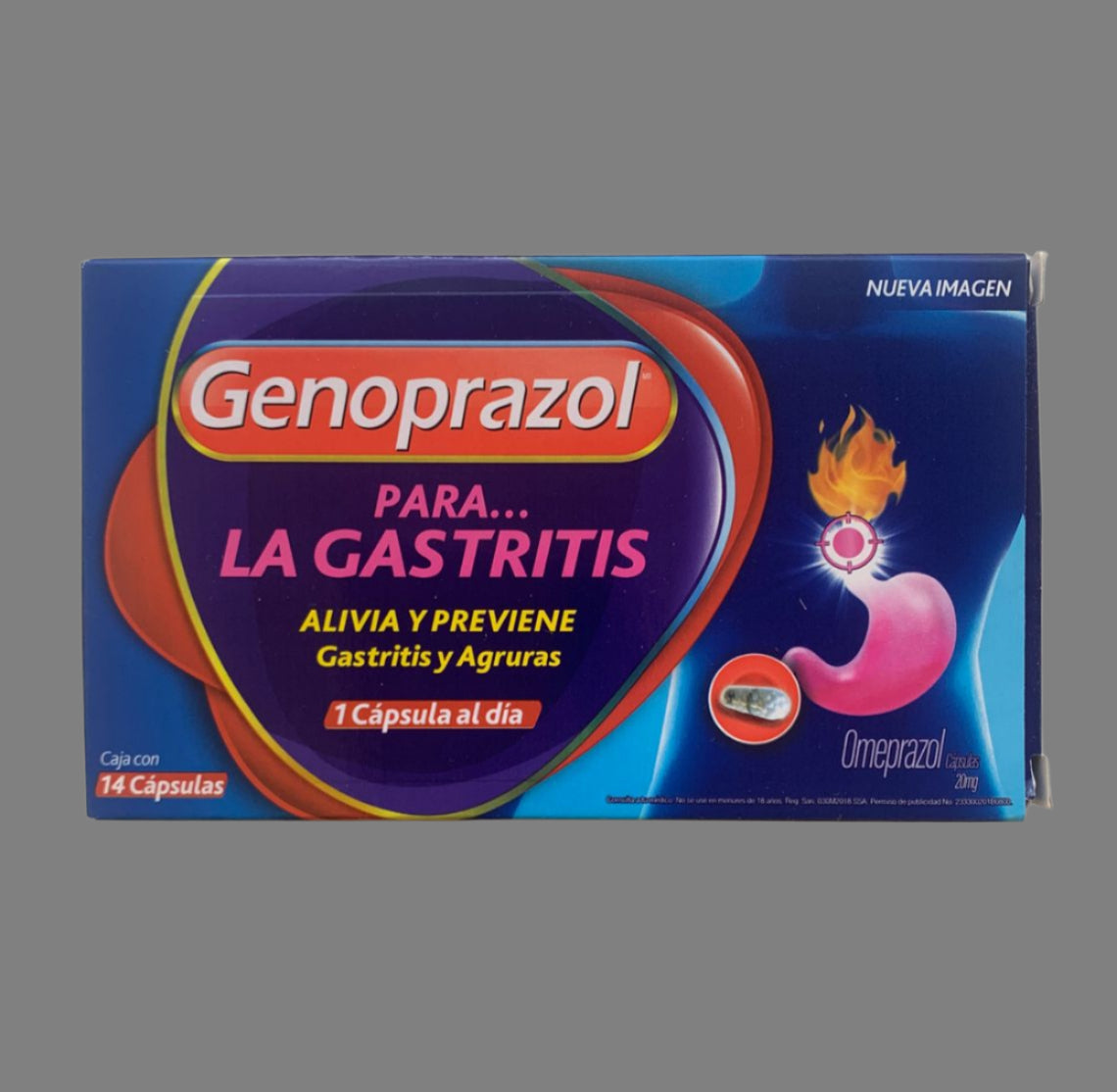 Genoprazol Omeprazole 14 capsules 20mg – BuyPromex