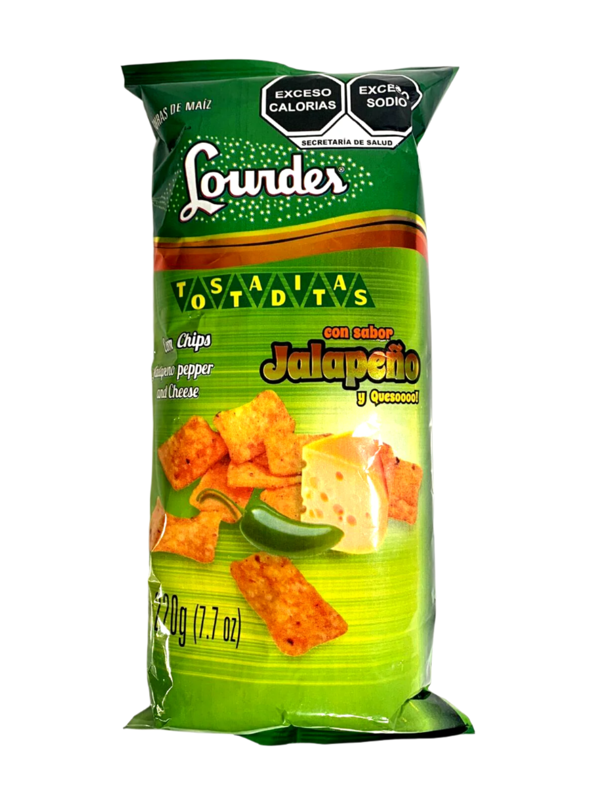 5-Pk Lourdes Tostaditas Jalapeño& Cheese 220g/7.7oz – BuyPromex