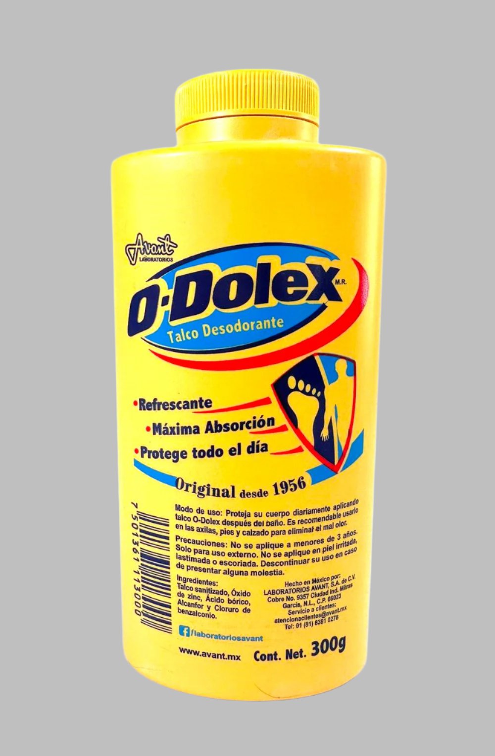 Odolex Talco Desodorante 300g / 10.58oz – BuyPromex