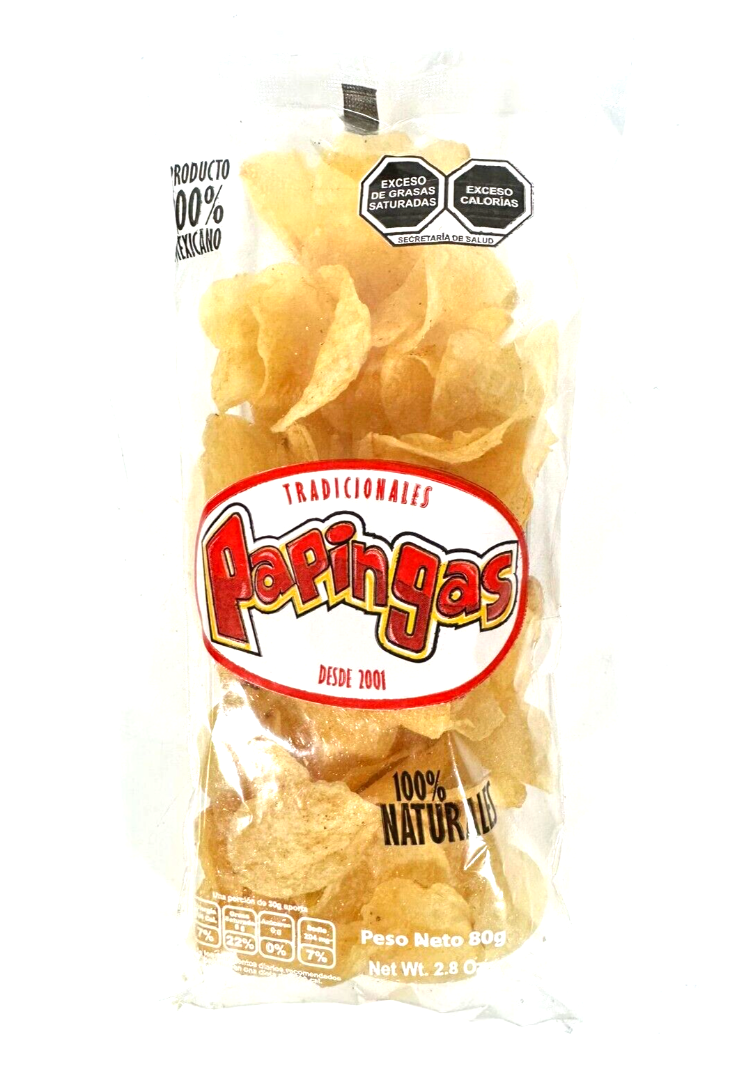 6-Pk Papingas Tradicionales Potato Chips 80gr/2.8oz – BuyPromex