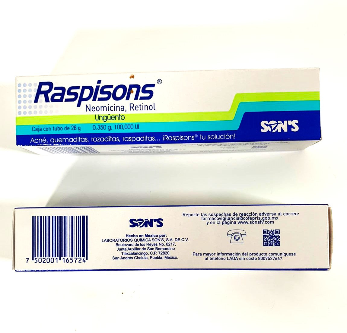2-Pk Raspisons Skin Ointment Retinol, Neomycin 28g/1oz – BuyPromex