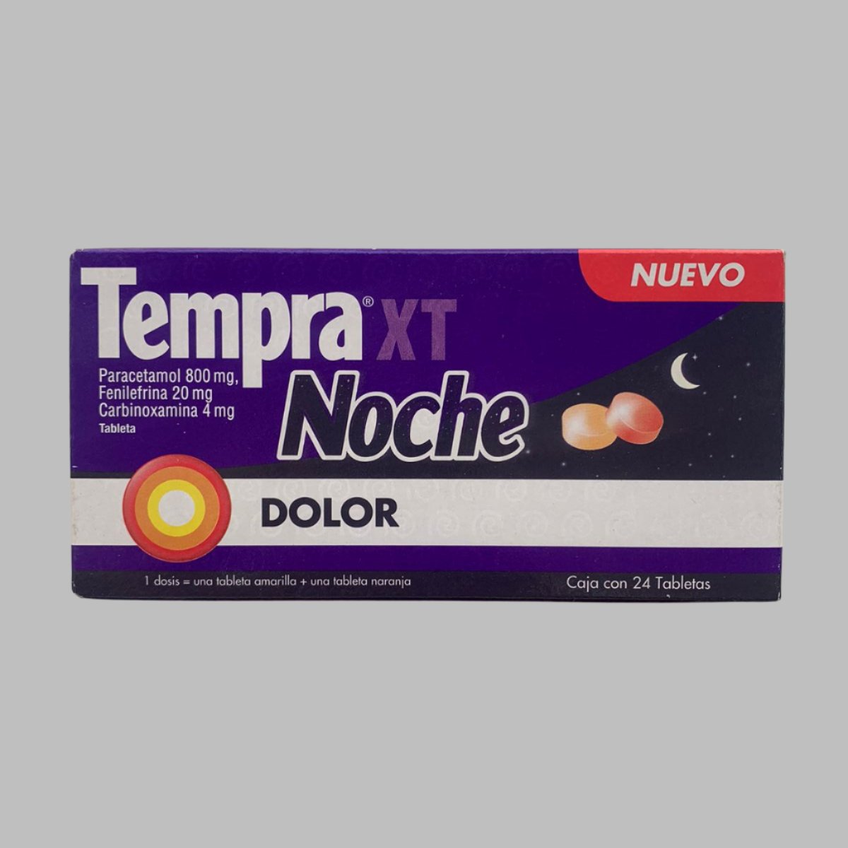 Tempra XT Night (Paracetamol, Phenylephrine, Carbinoxamine) 24 Tablets ...