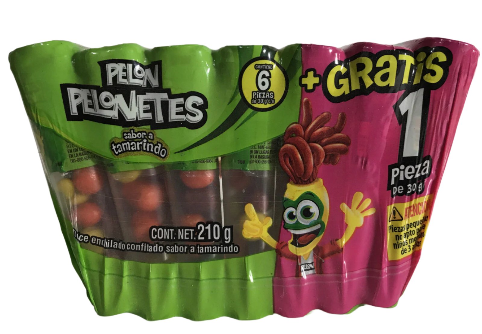 3-Pk Pelon Mexican Tamarind Candy 210g/7.4oz (18 pcs) – BuyPromex